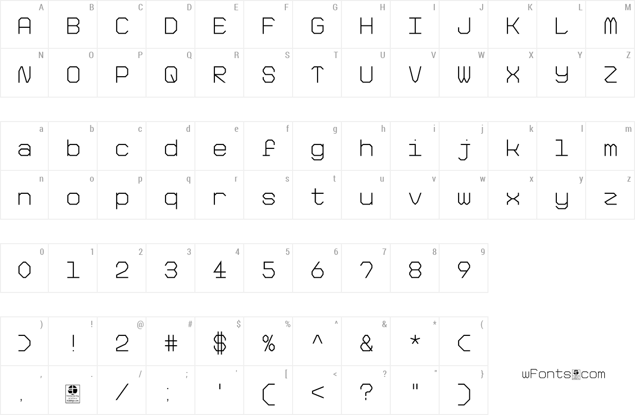 Big Pixel Font | wfonts.com - download free