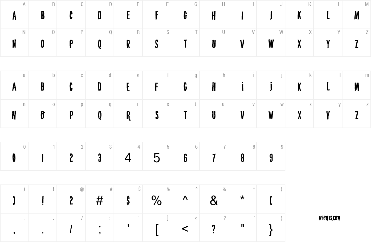 DK Crypt Font | wfonts.com - download free