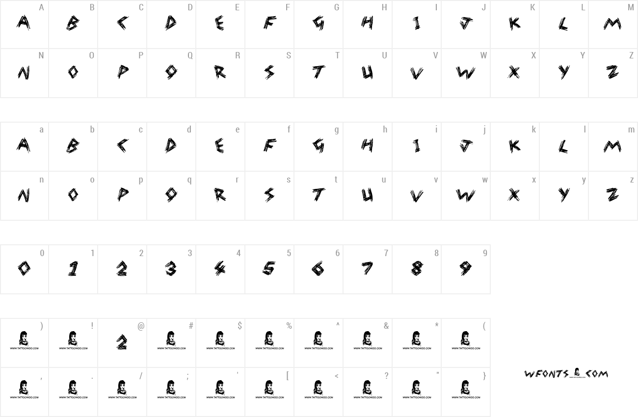 Wreak Havoc Font | wfonts.com - download free