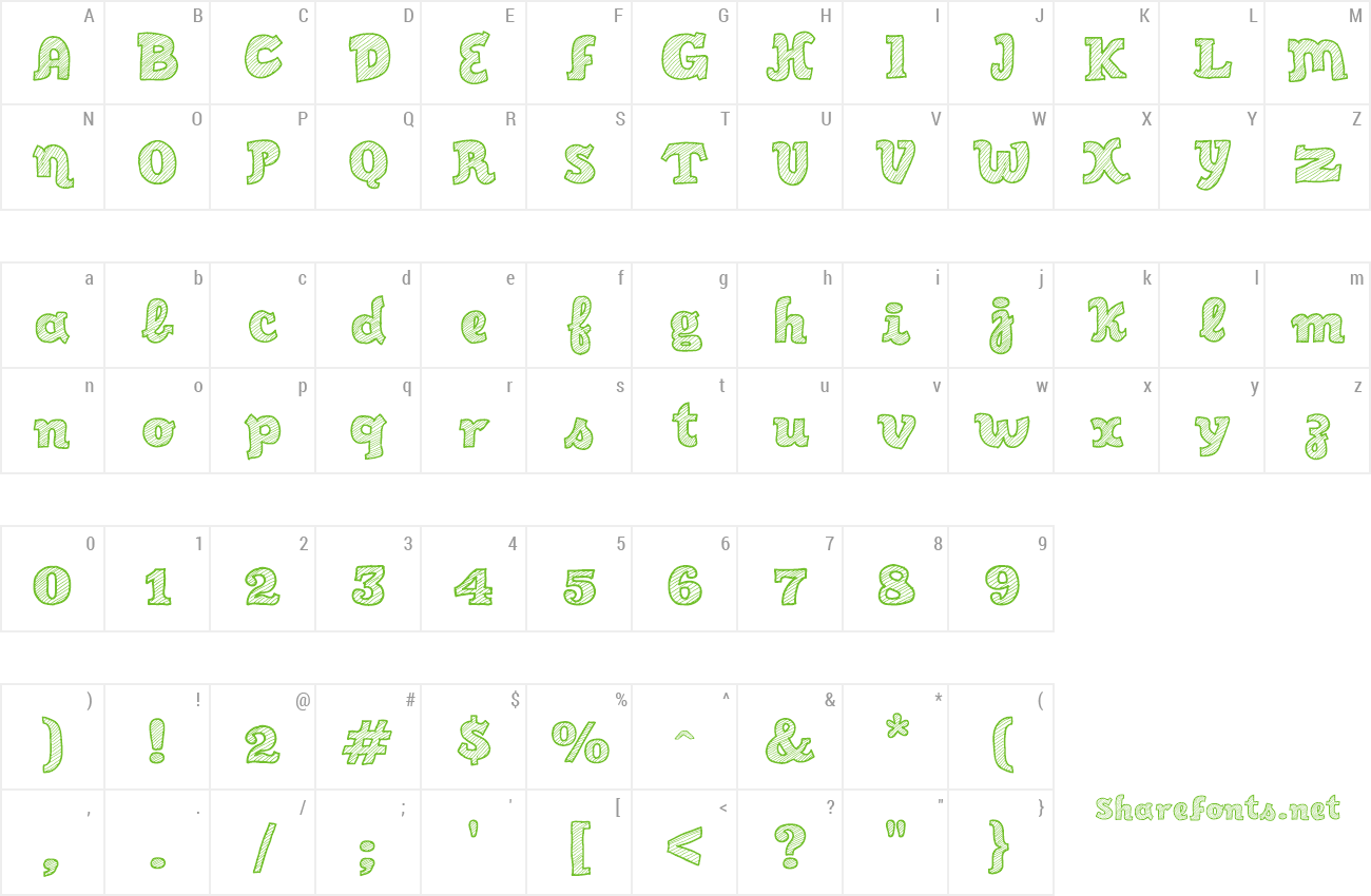 Sketch Script Cool Font | wfonts.com - download free