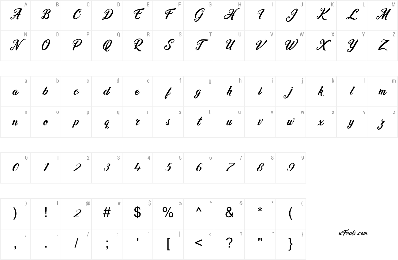 Heidy Indigo Font | wfonts.com - download free