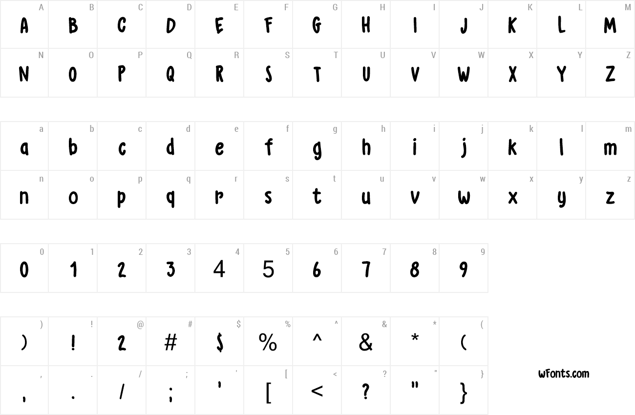 DK Grumpy Tiger Font | wfonts.com - download free