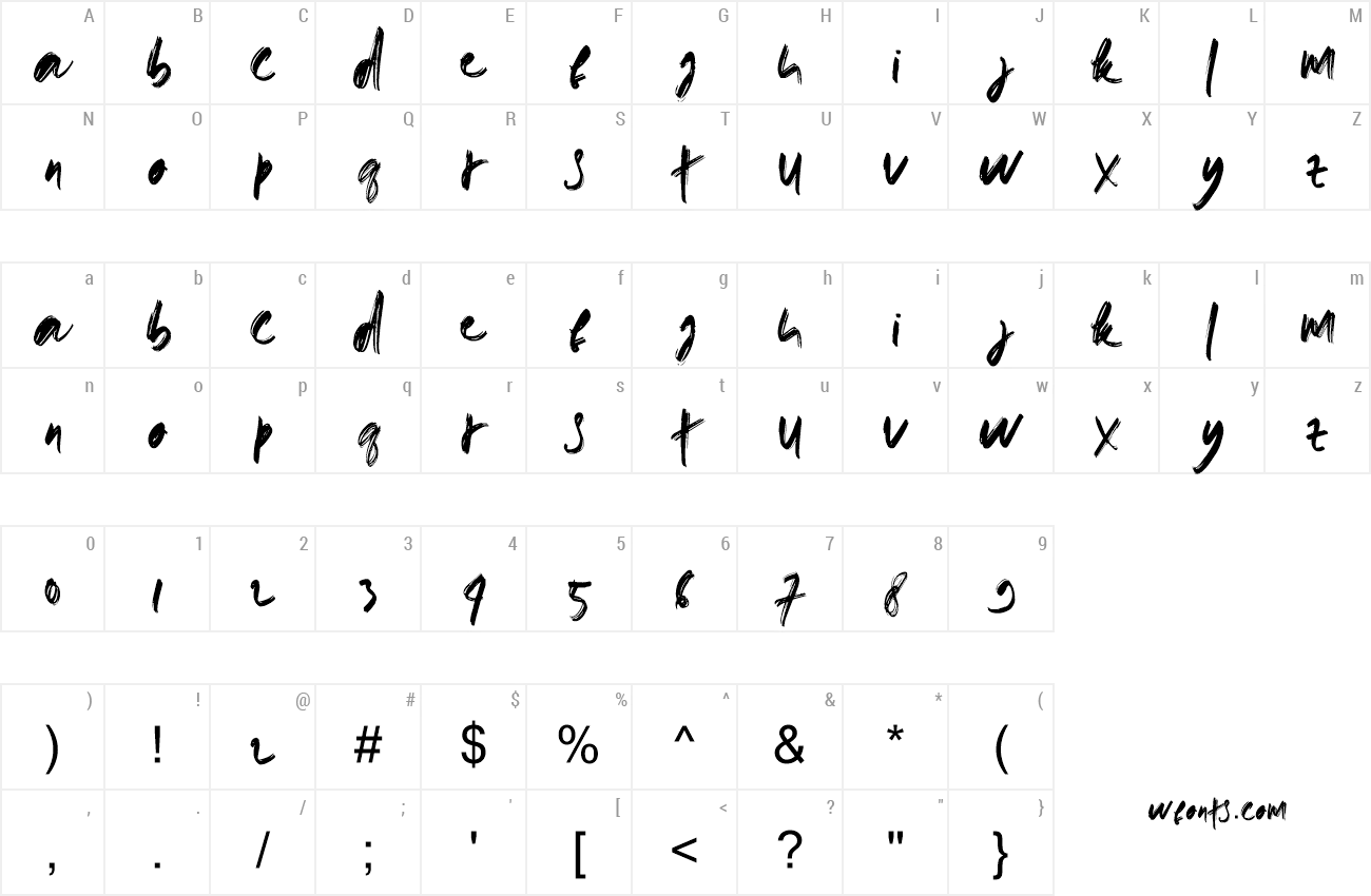 Doremi Brush Font | wfonts.com - download free