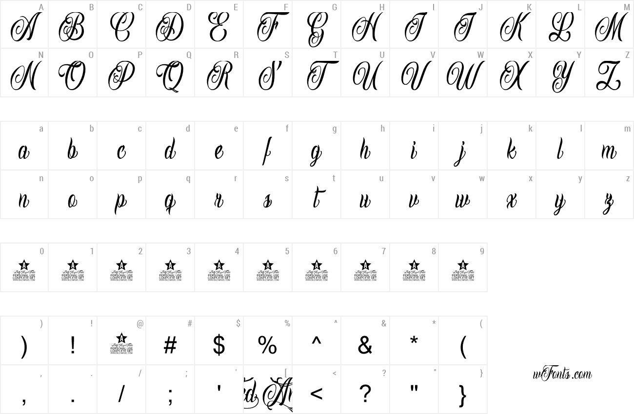 Inked Angels Font | wfonts.com - download free