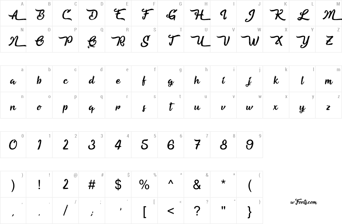 Beautiful Fascination Font | wfonts.com - download free