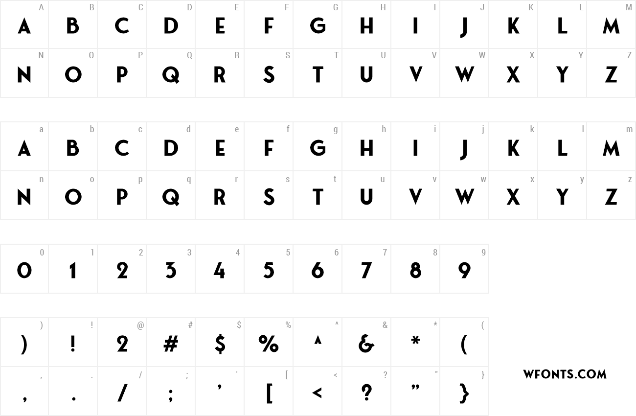 Fonseca Font | wfonts.com - download free
