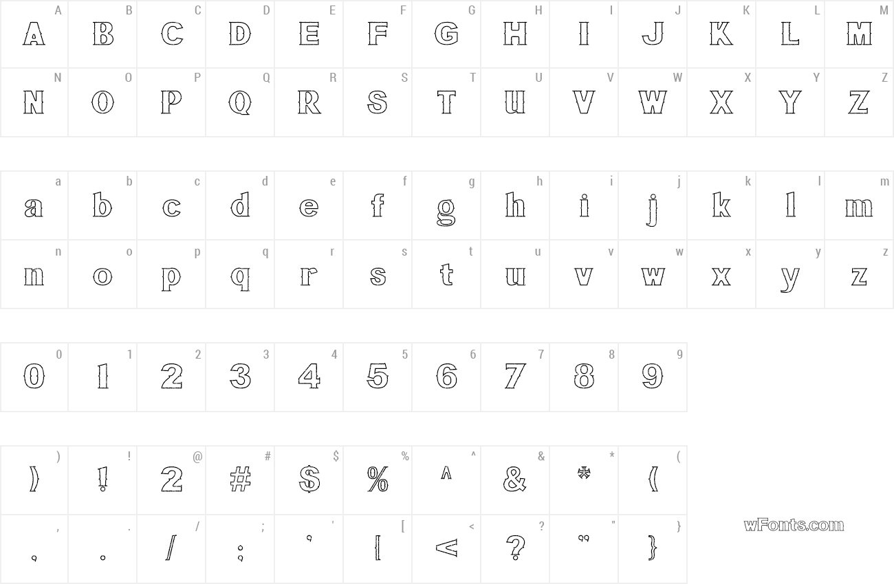 Bluegrass Font | wfonts.com - download free