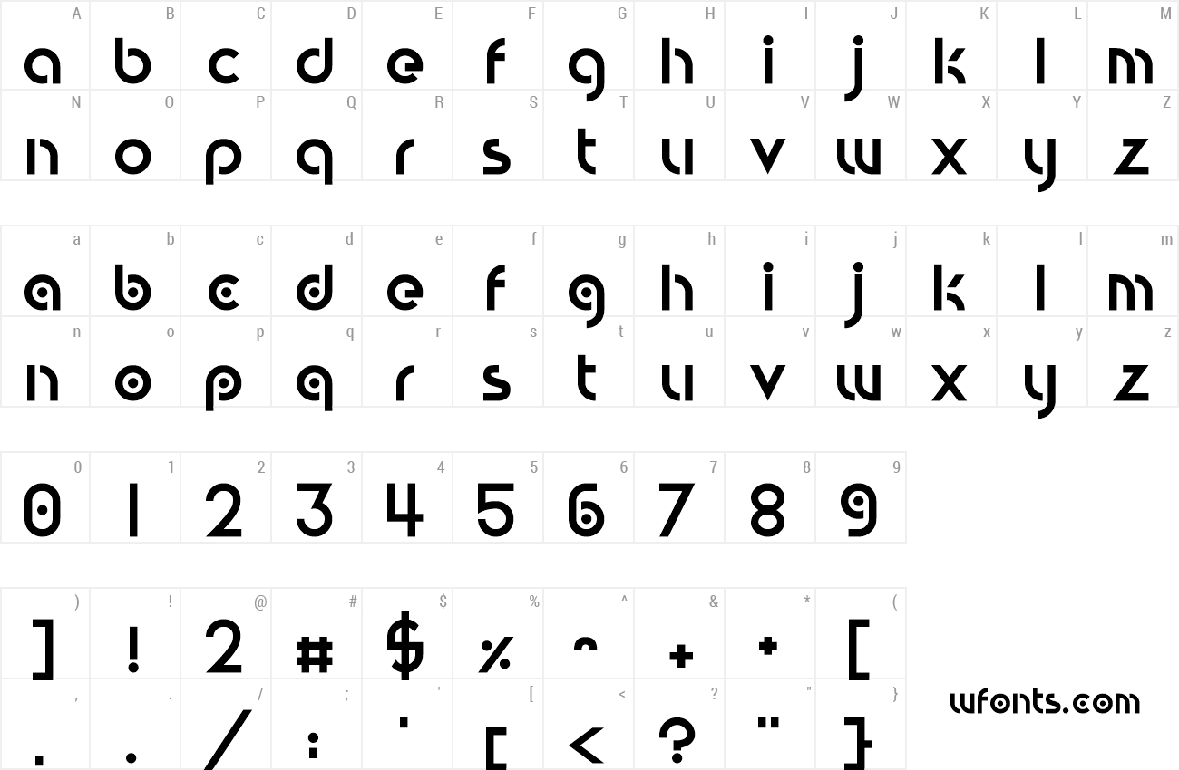 Circular Abstracts Font | wfonts.com - download free