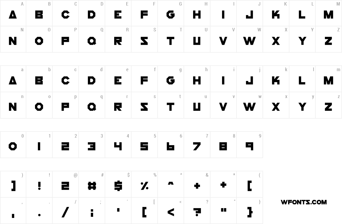 Cogs And Bolts Font | wfonts.com - download free