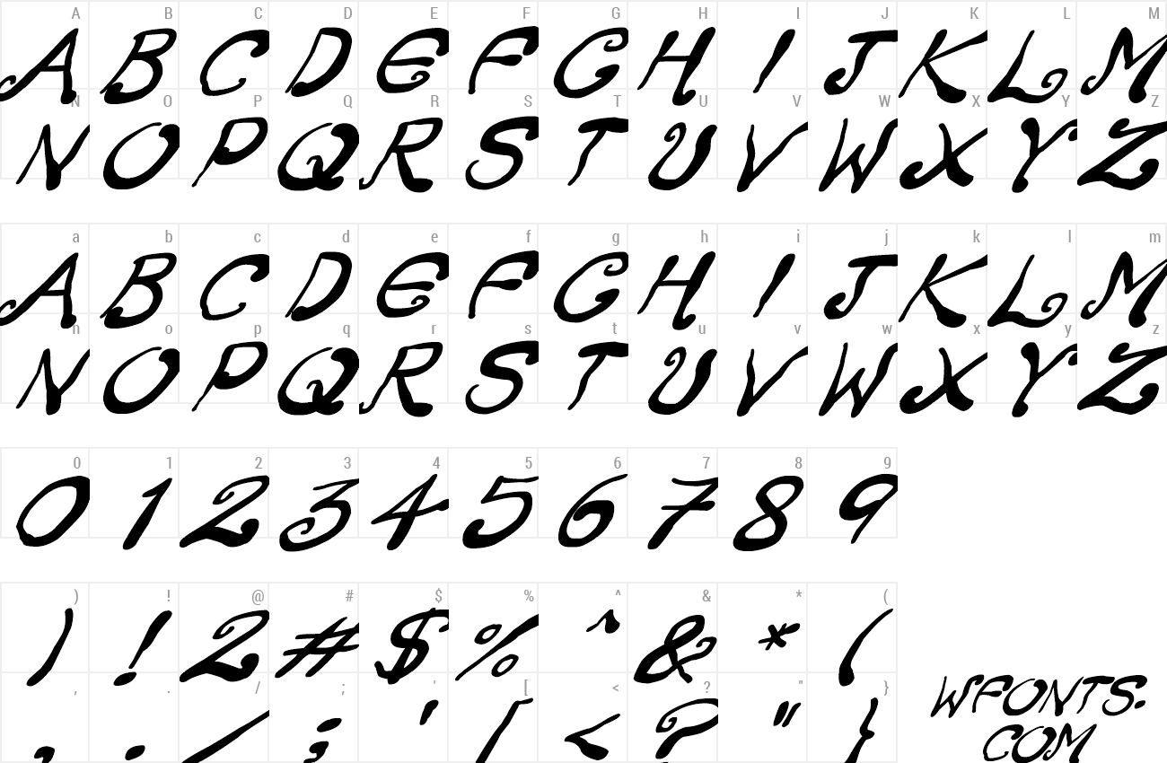 Creepy Scrawly Font | wfonts.com - download free