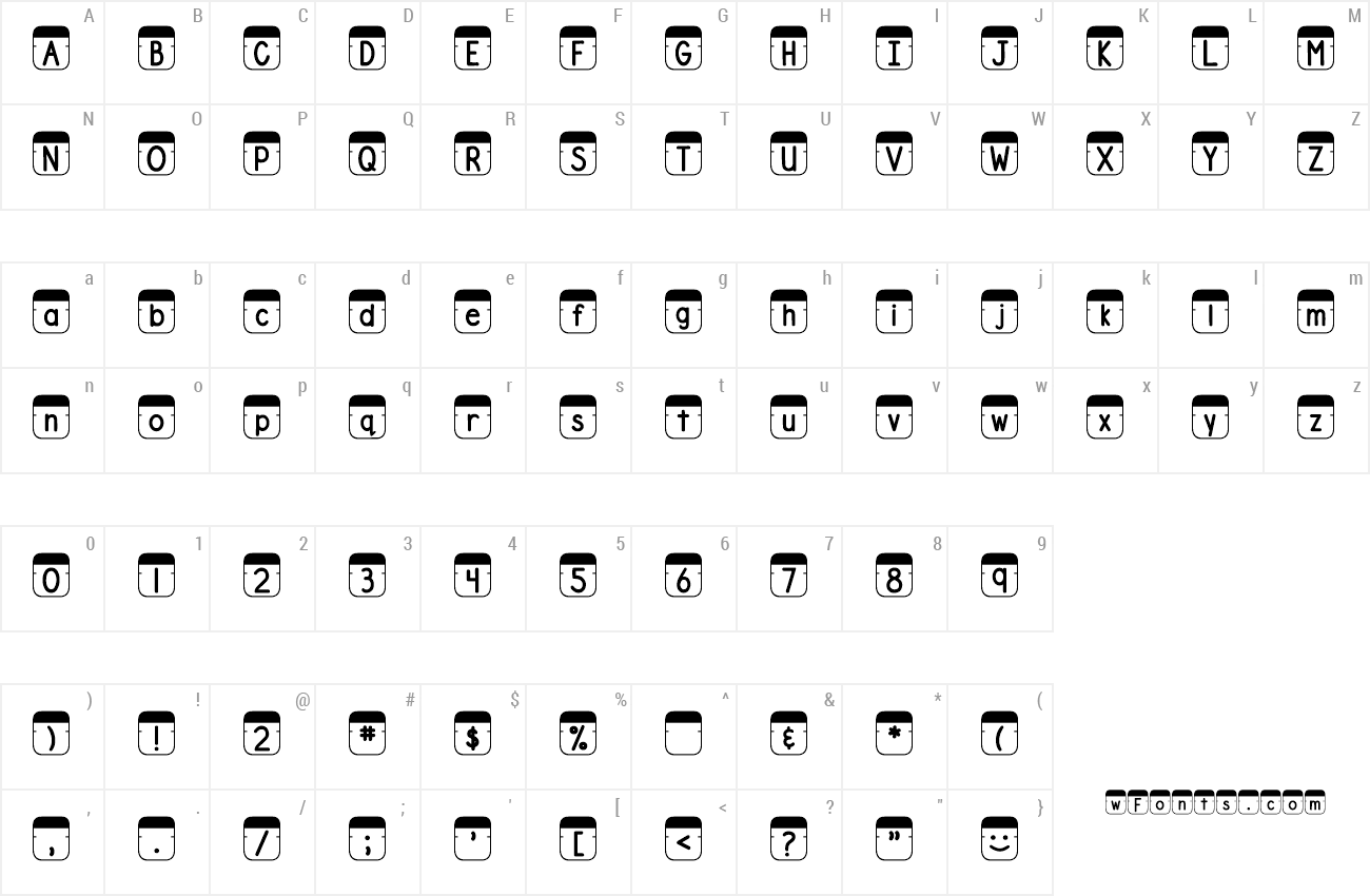 DJB File Folder Tabs Font | wfonts.com - download free