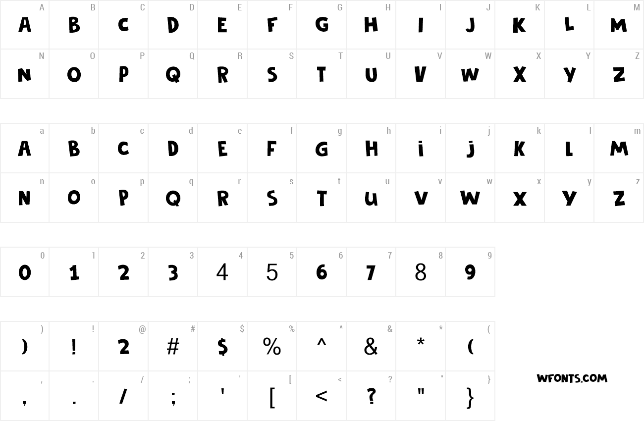 DK Frozen Memory Font | wfonts.com - download free