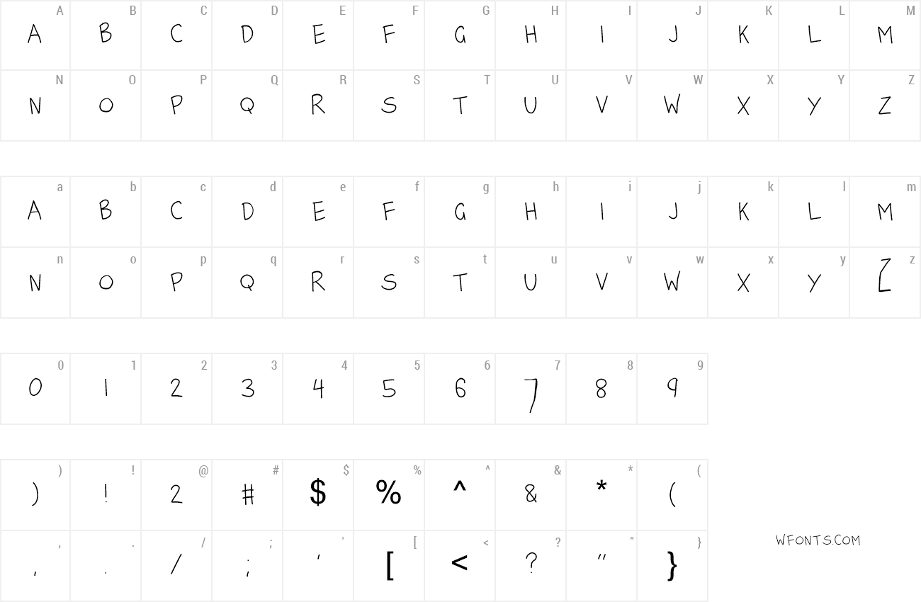 For Sara Font | wfonts.com - download free