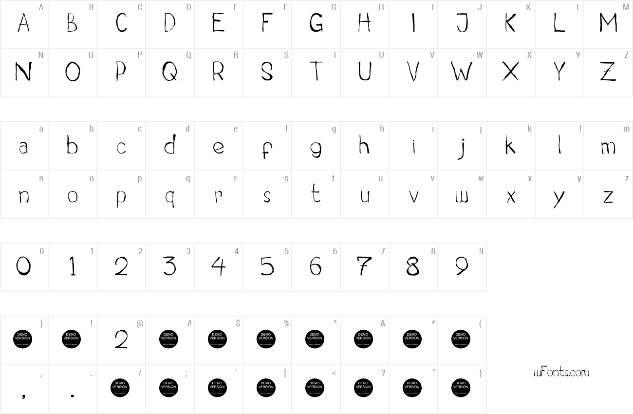 Mars Inside Font | wfonts.com - download free