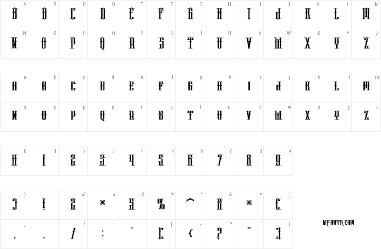 Phoenix Font | wfonts.com - download free