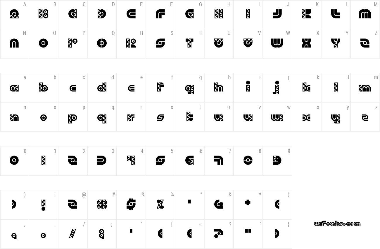 Robo Arriba Font | wfonts.com - download free