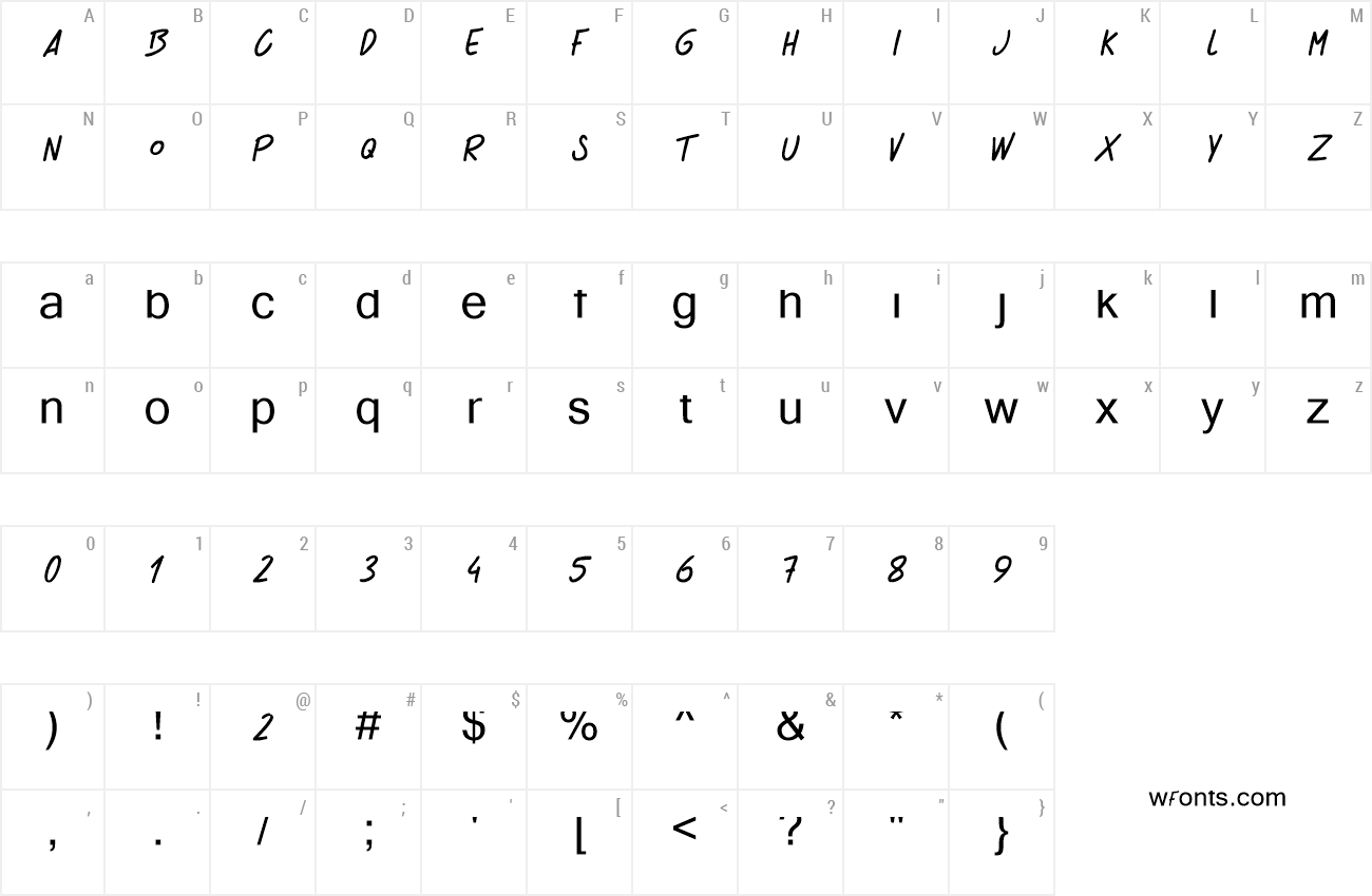 School Production Font | wfonts.com - download free