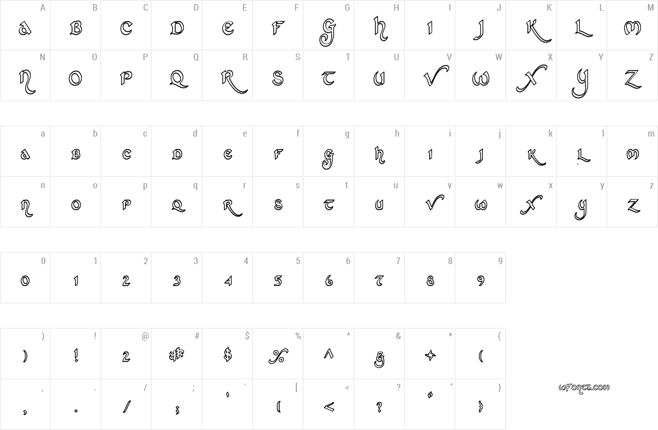 St Charles Font | wfonts.com - download free