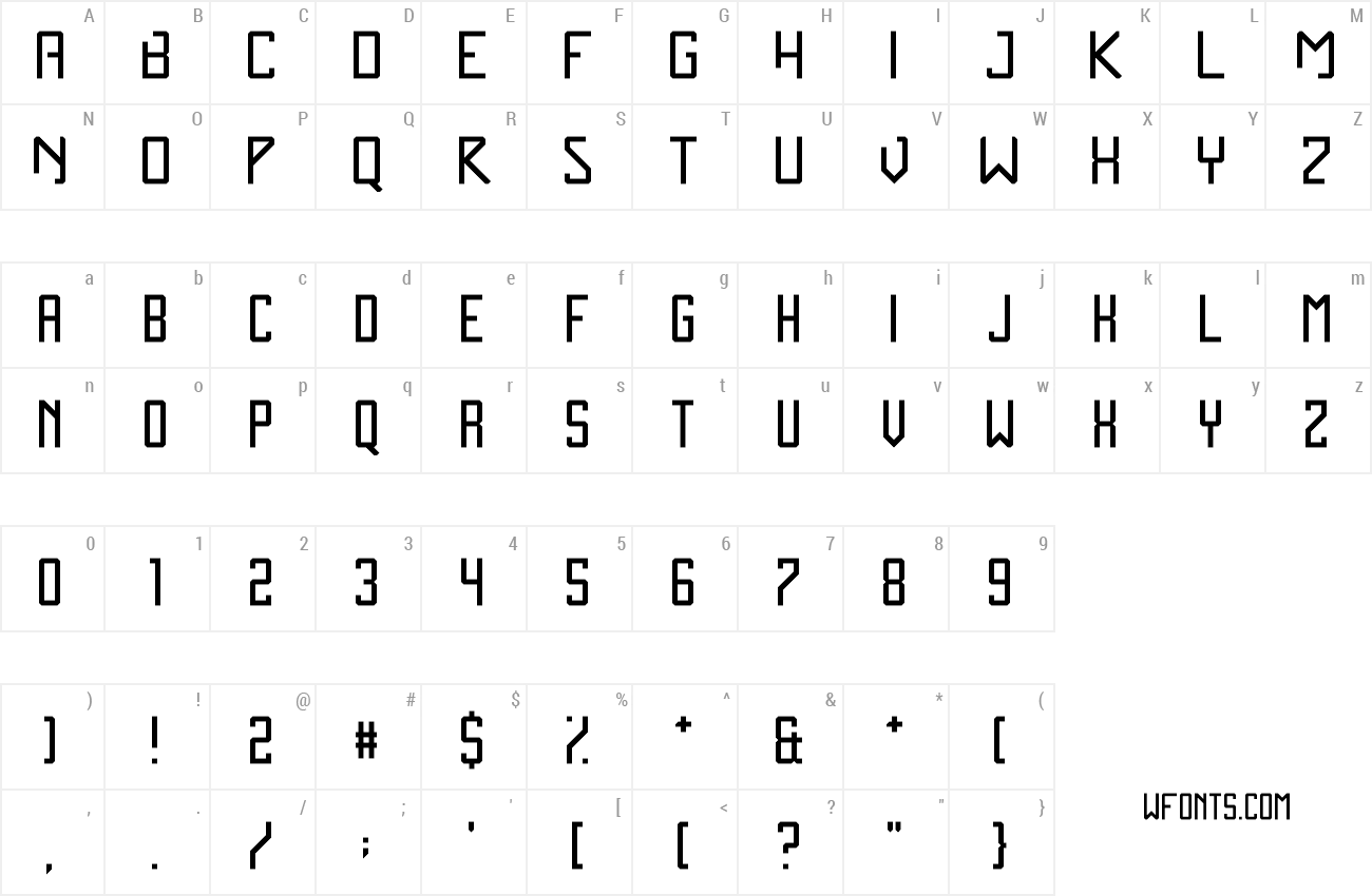 Zen Monolith Font | wfonts.com - download free