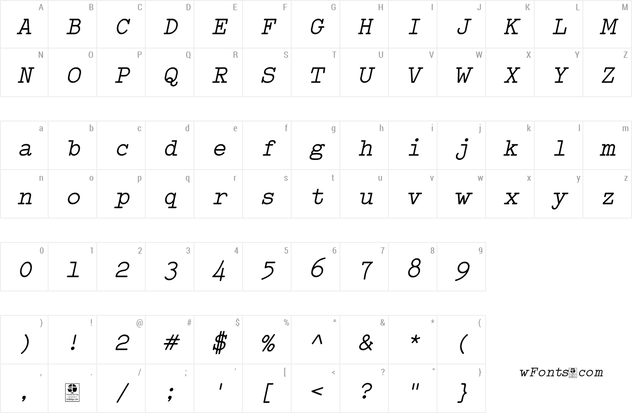 Typo Writer Font | wfonts.com - download free