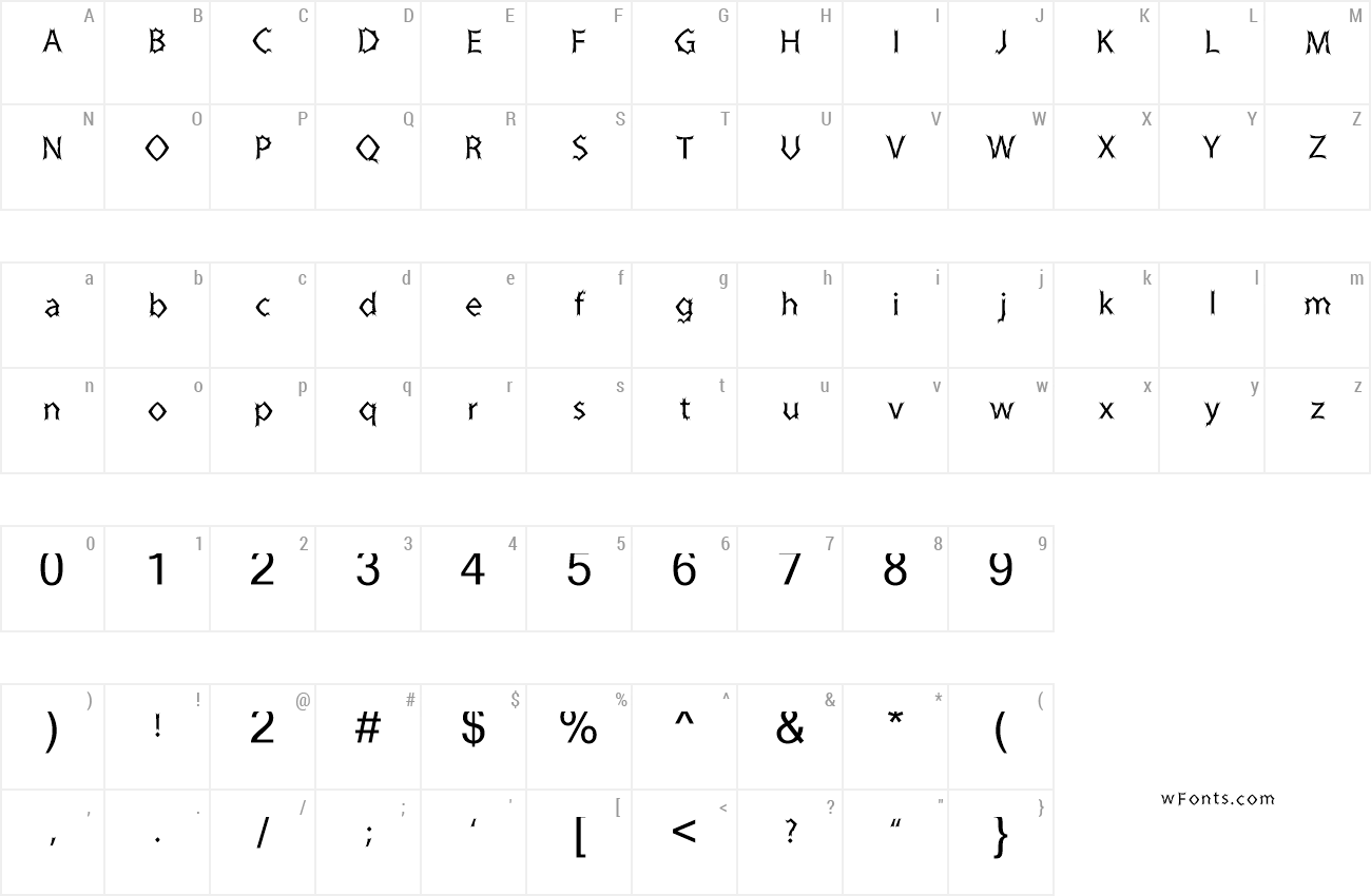 Zinedka Font | wfonts.com - download free