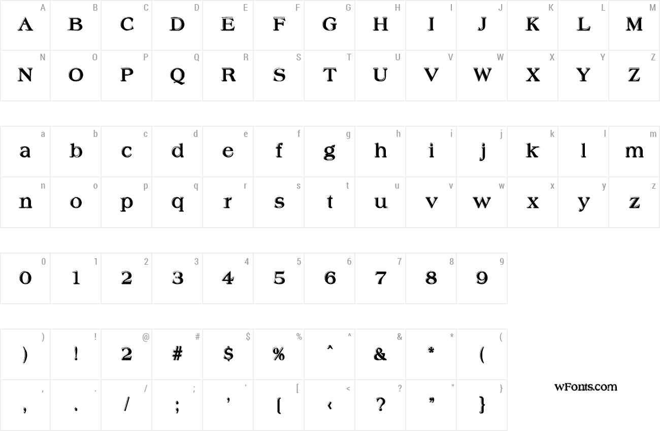 Offset Font | wfonts.com - download free