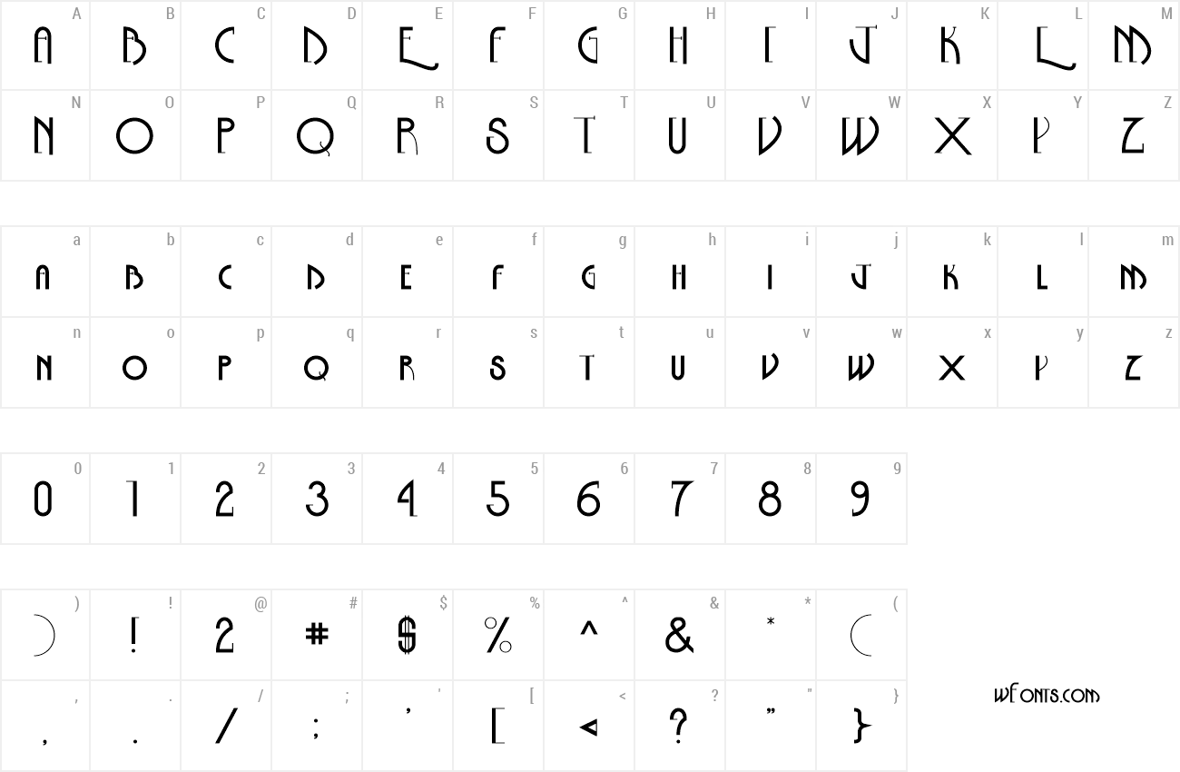 The Eighteenth Amendment Font | wfonts.com - download free