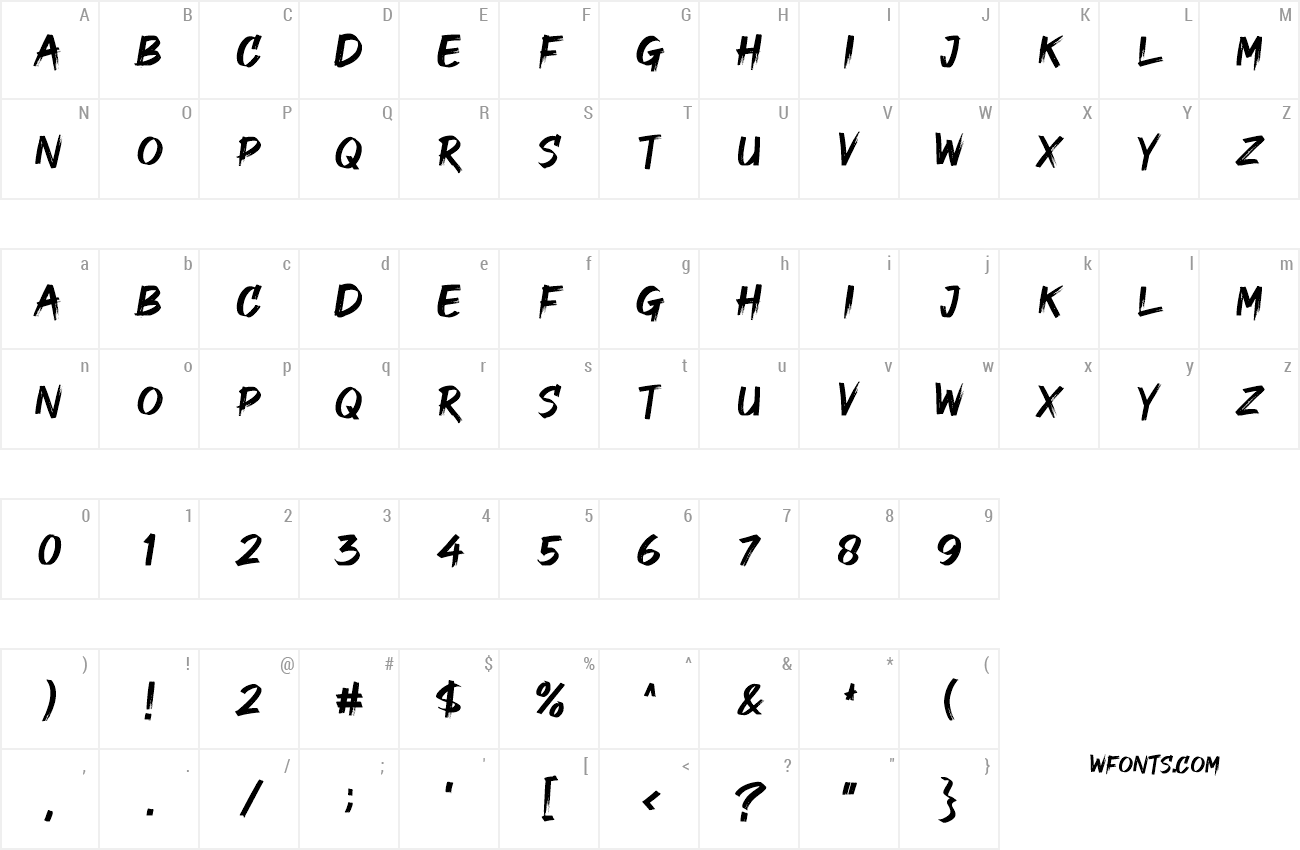 Good Brush Font | wfonts.com - download free