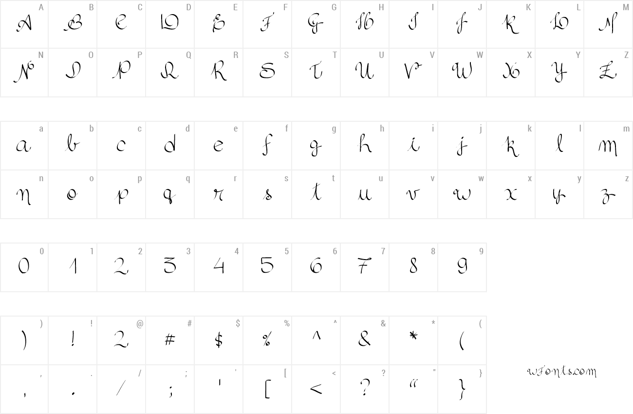 Silva Script Font | wfonts.com - download free