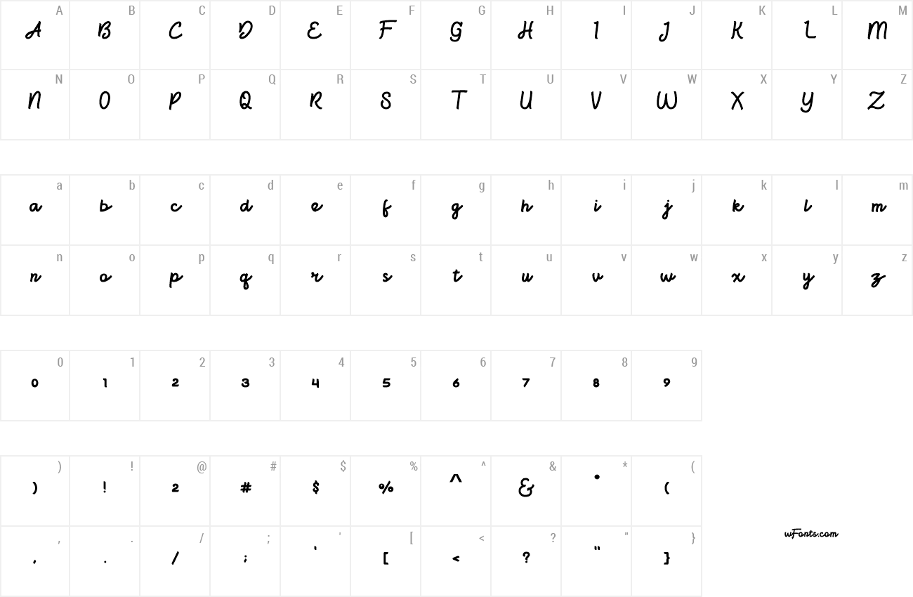 Bright Beauty Font | wfonts.com - download free