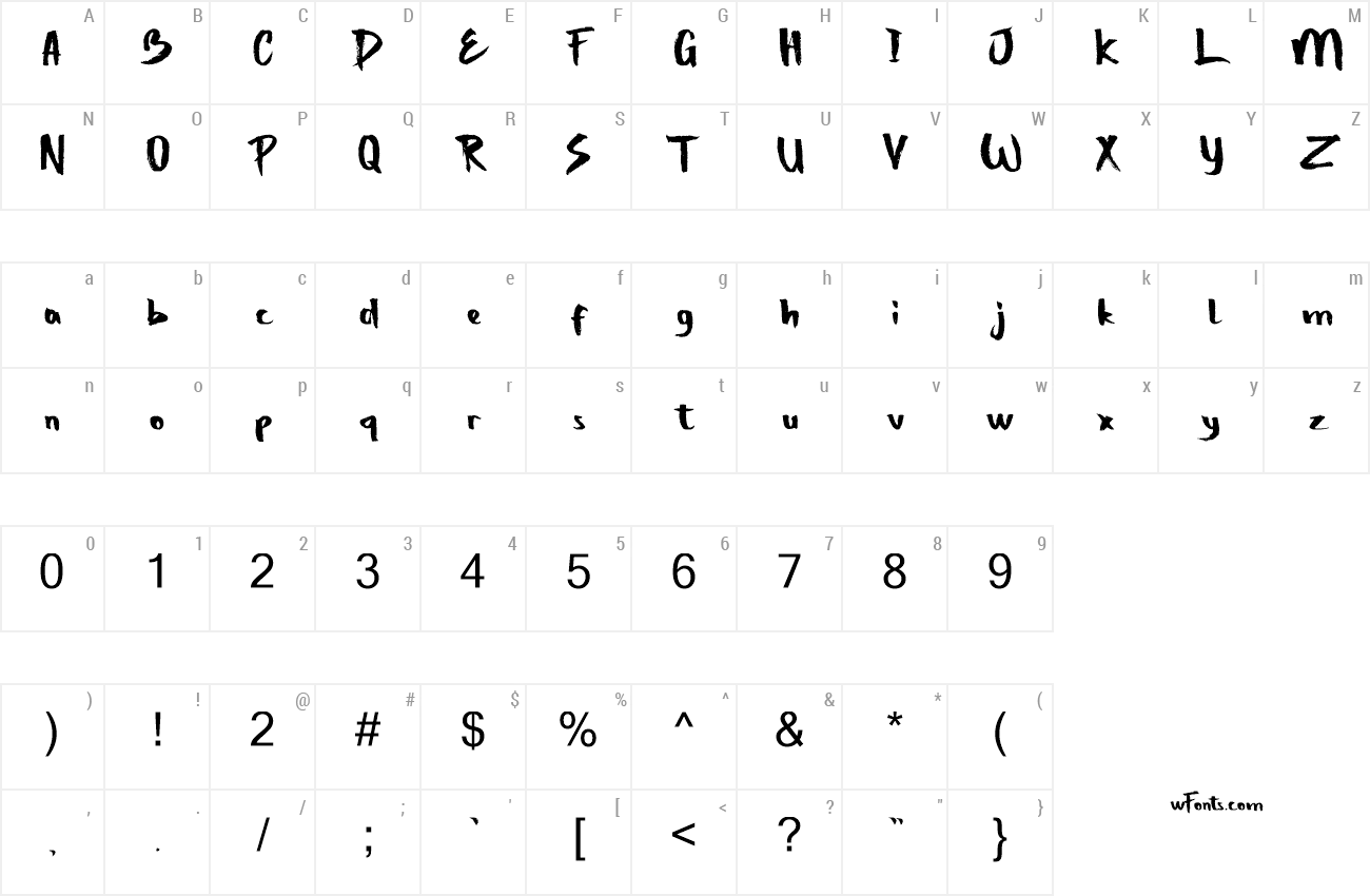 Download Free Font Strong Bold