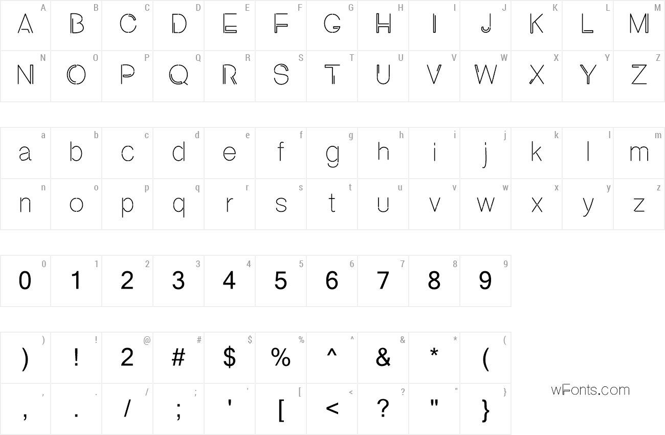 Neon Absolute Sans Font | wfonts.com - download free