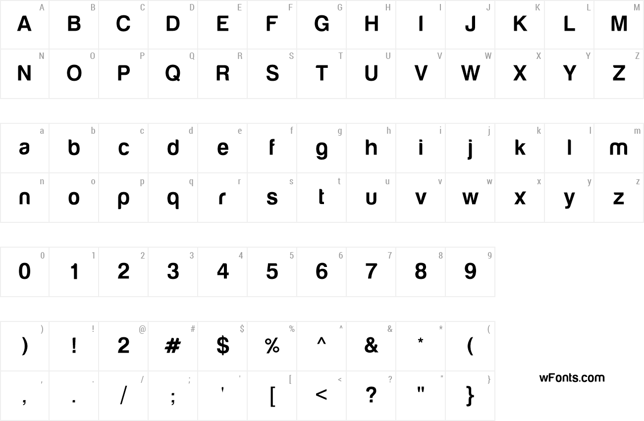 Harabara Mais Font | wfonts.com - download free