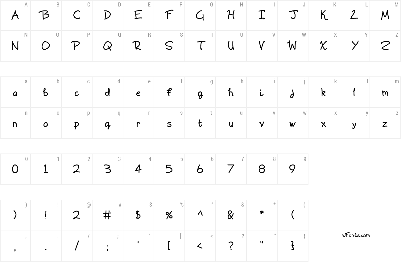 Scrawling Pad Font | wfonts.com - download free