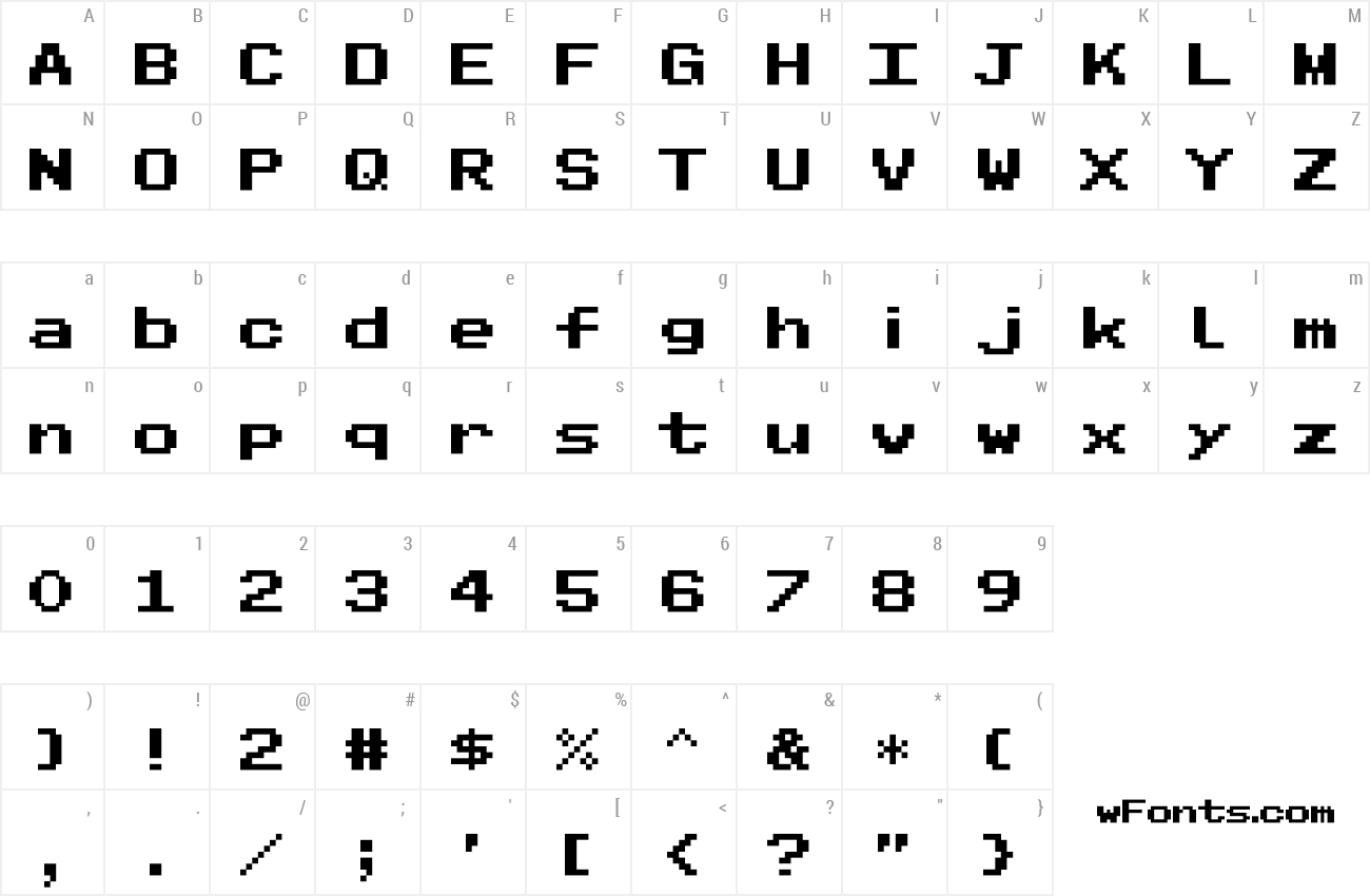 Pixel Sans Serif Font | wfonts.com - download free