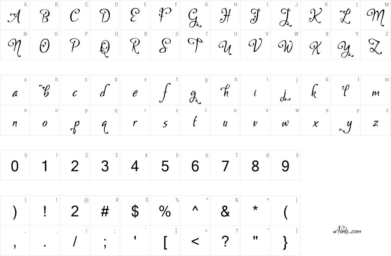 Download Free Font Gaby