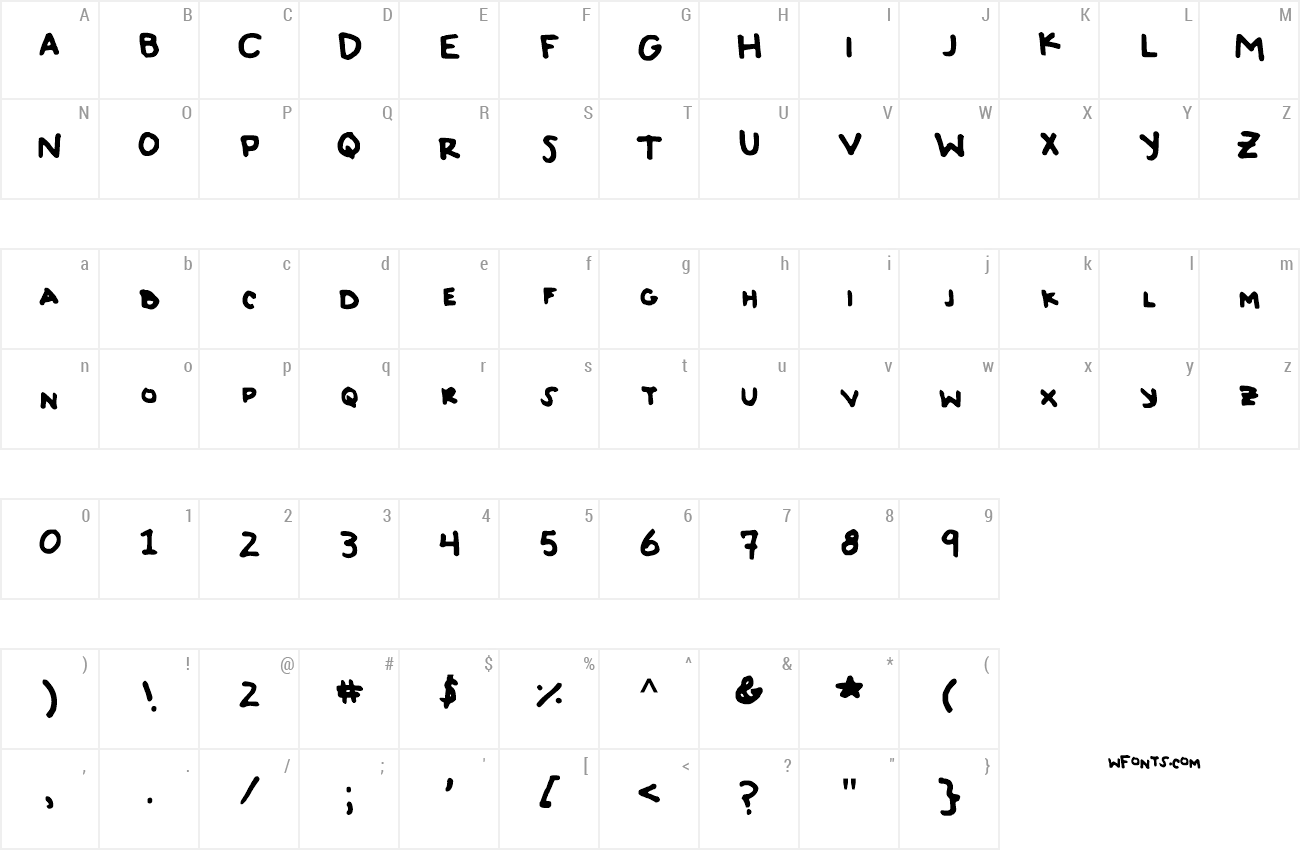 Tye-Dye Jerky Font | wfonts.com - download free