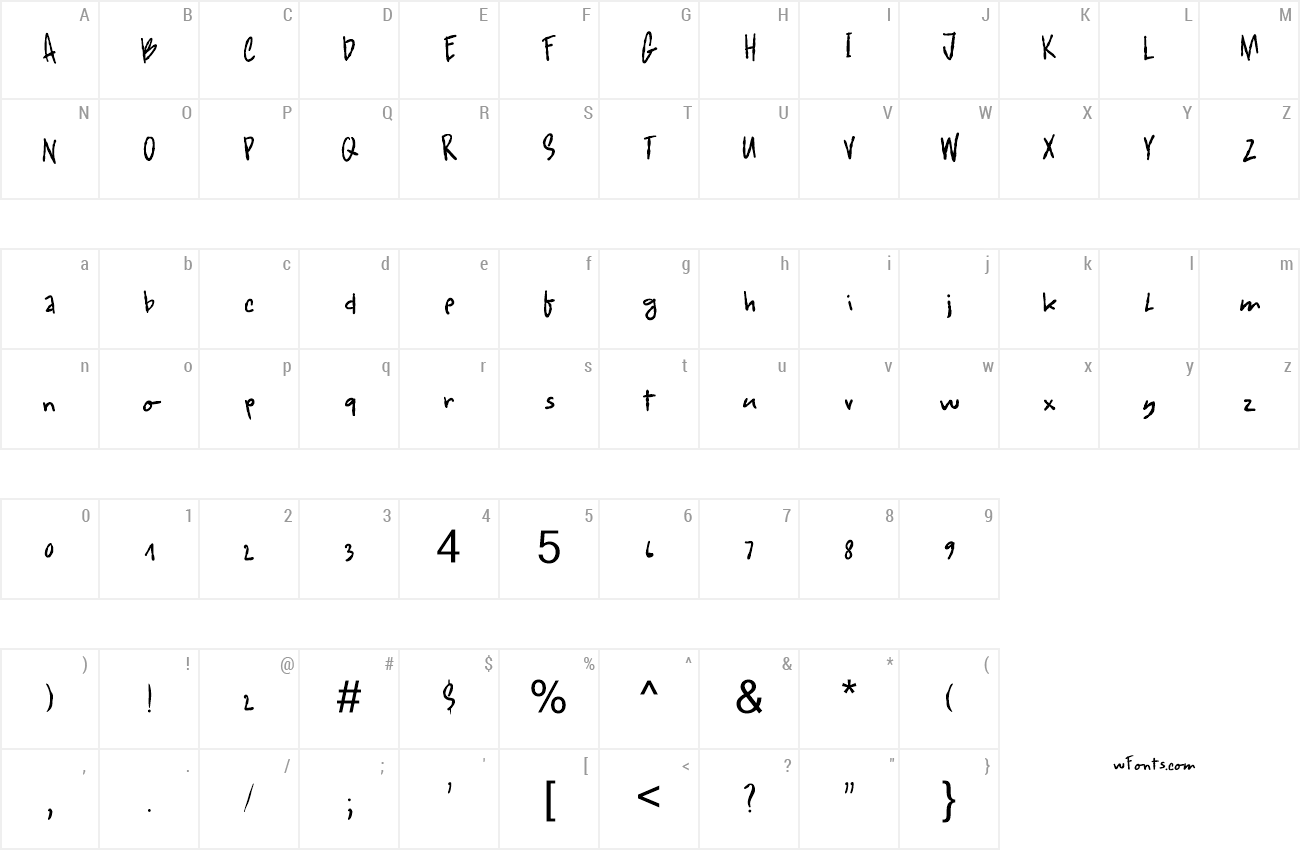 Fearsome Font | wfonts.com - download free