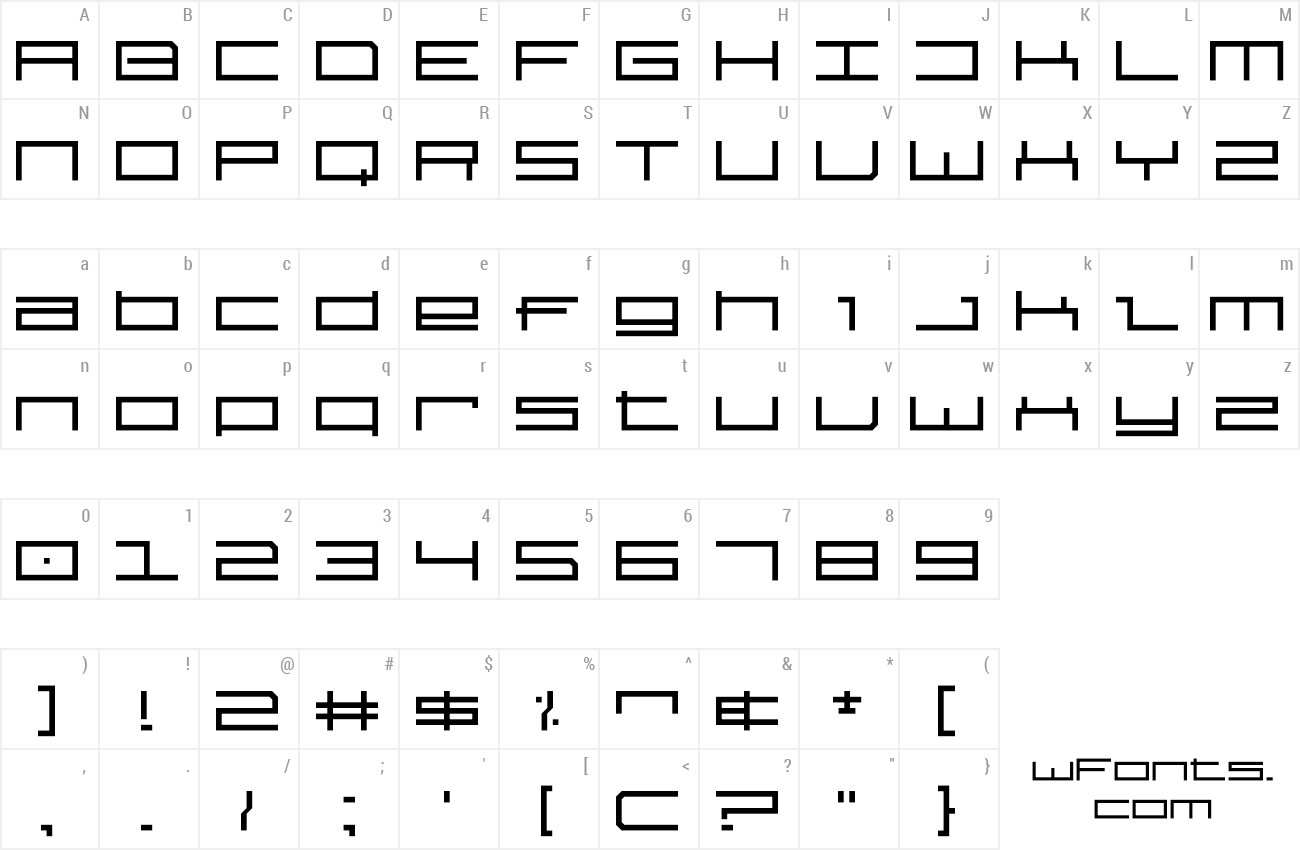 Techno Til Dawn Font | wfonts.com - download free