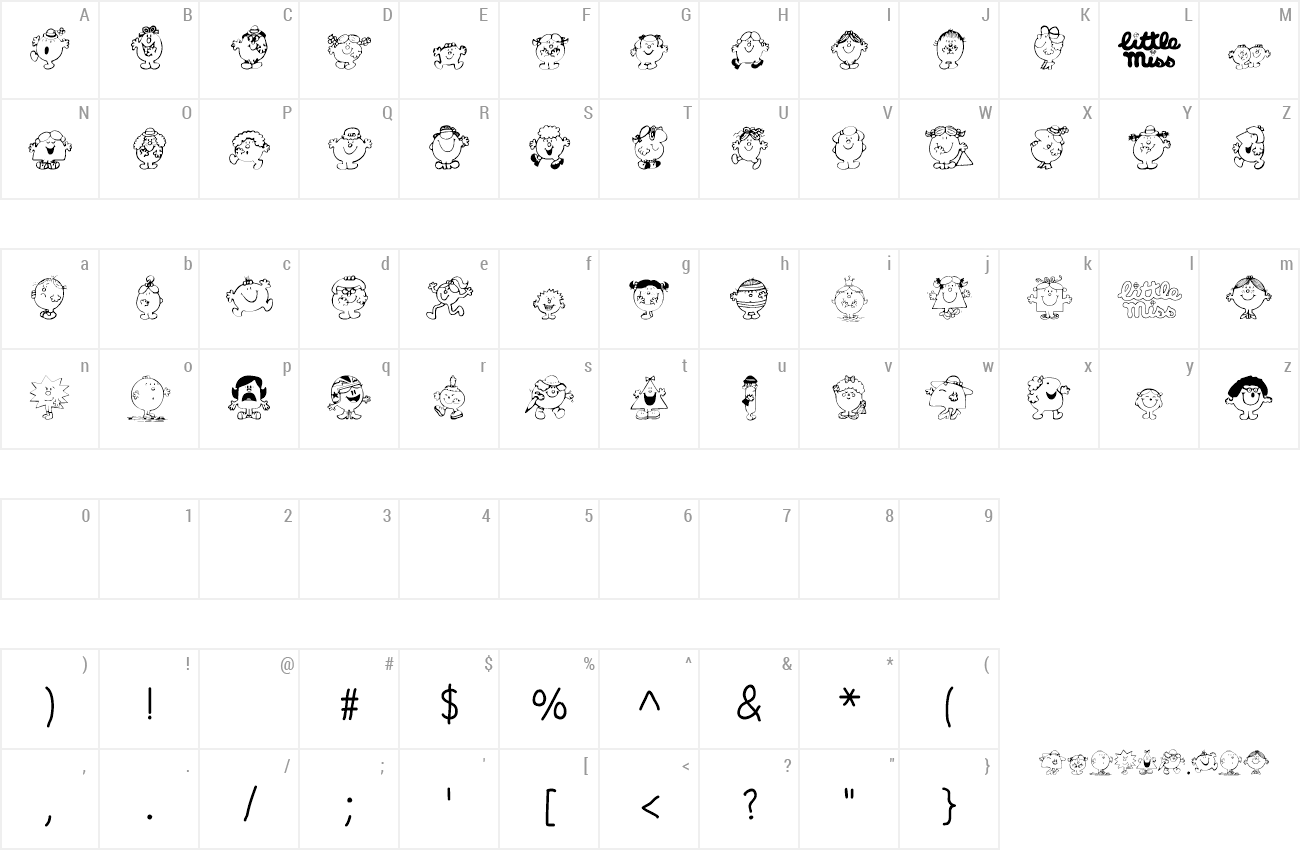 Little Miss Font | wfonts.com - download free