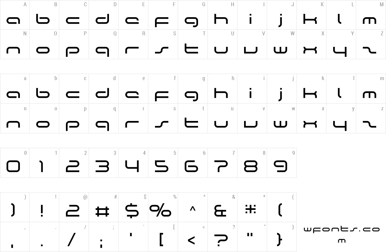 The Rush Font | wfonts.com - download free