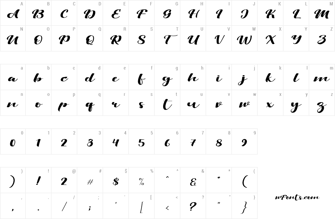 Viksi Script Font | wfonts.com - download free