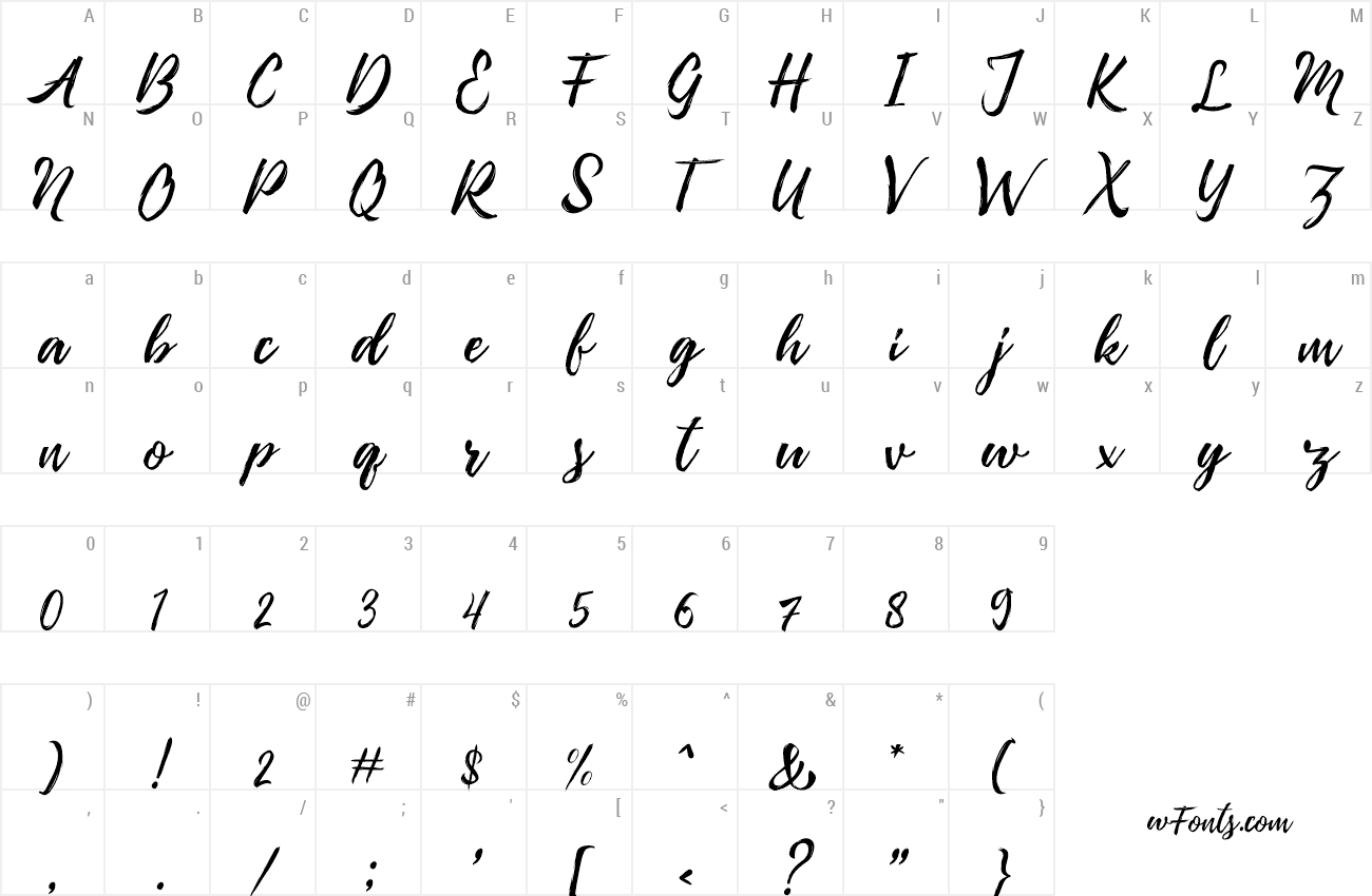 Pennello Font | wfonts.com - download free