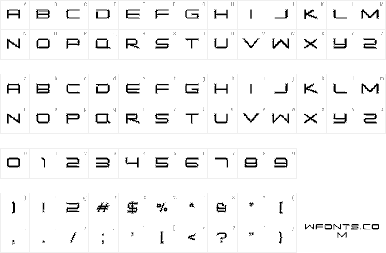 Simple Tech Font | wfonts.com - download free