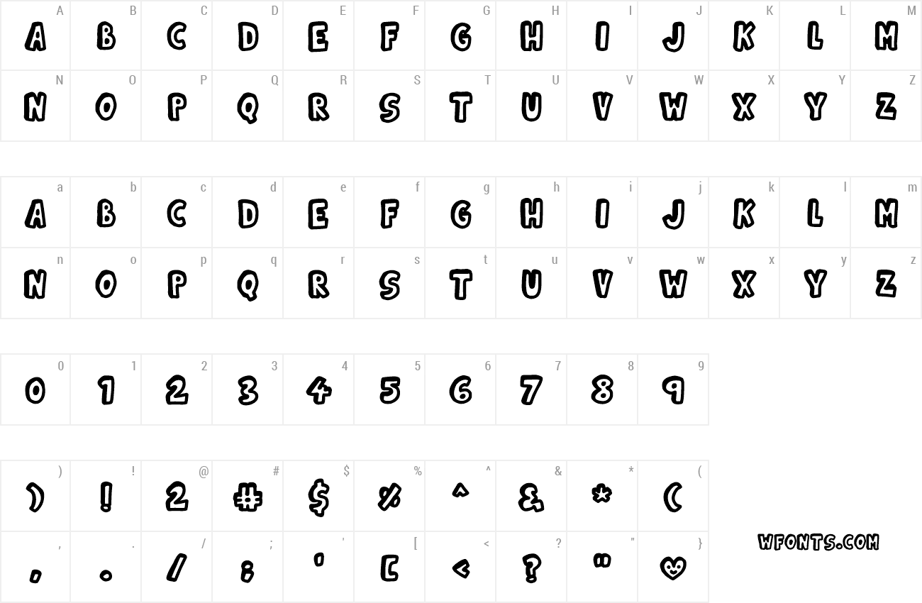 Kinda 3D Font | wfonts.com - download free