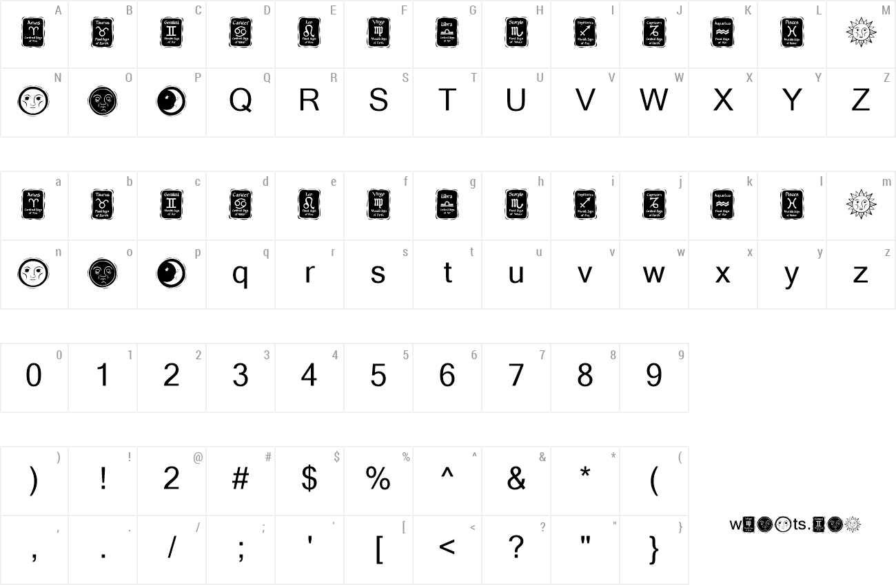 KR Astro Font | wfonts.com - download free