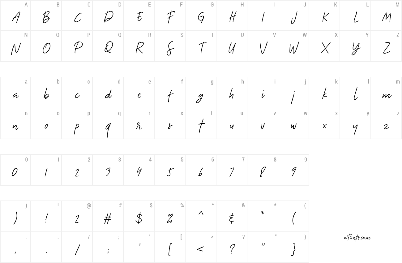 The Bouquet List Font | wfonts.com - download free