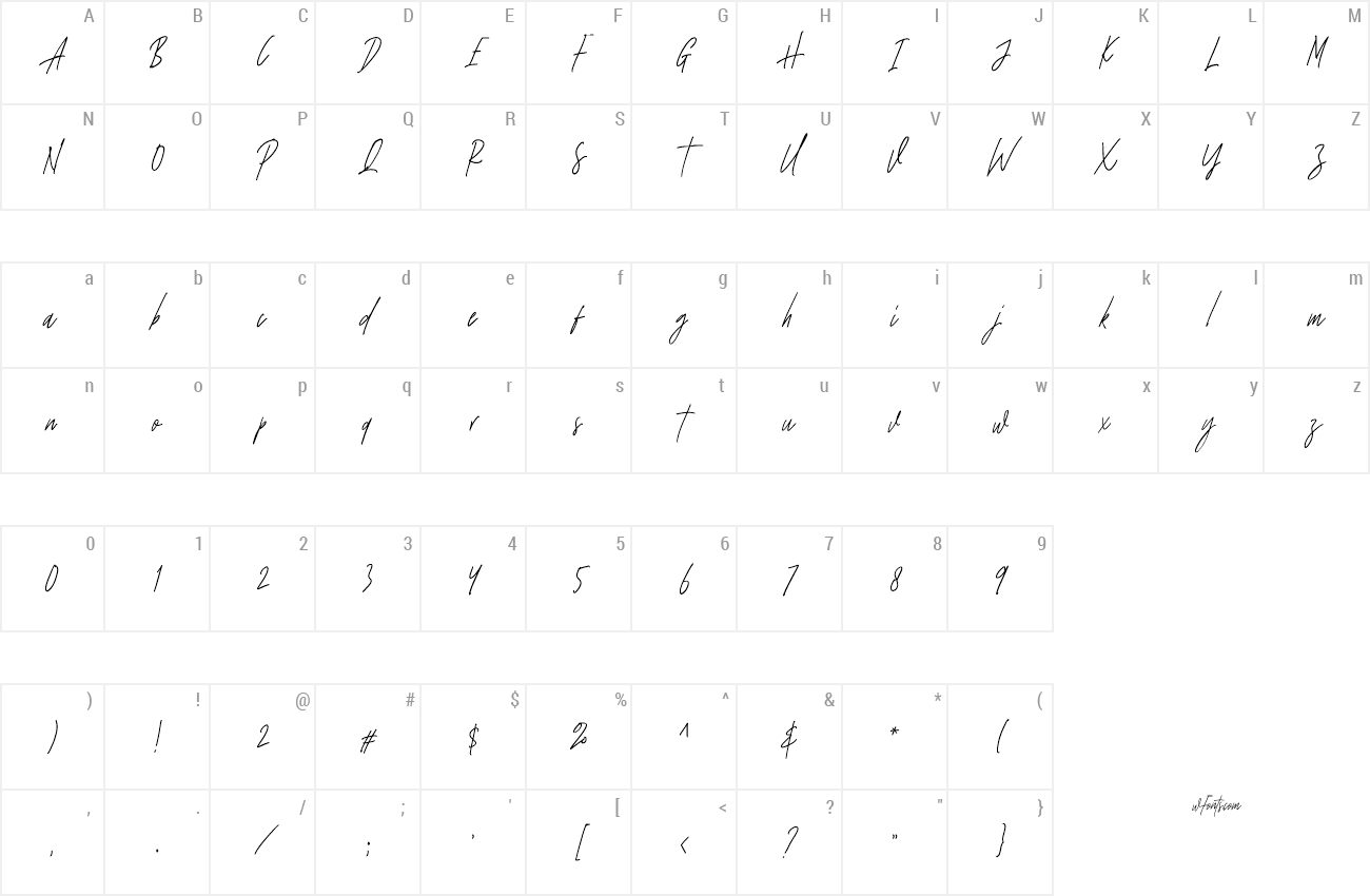 Strong Heart Script Font | wfonts.com - download free