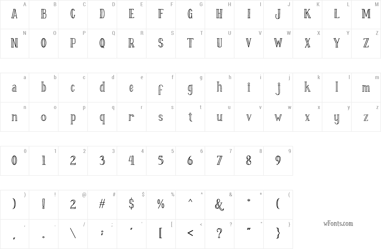 Fontastique Carved Font | wfonts.com - download free