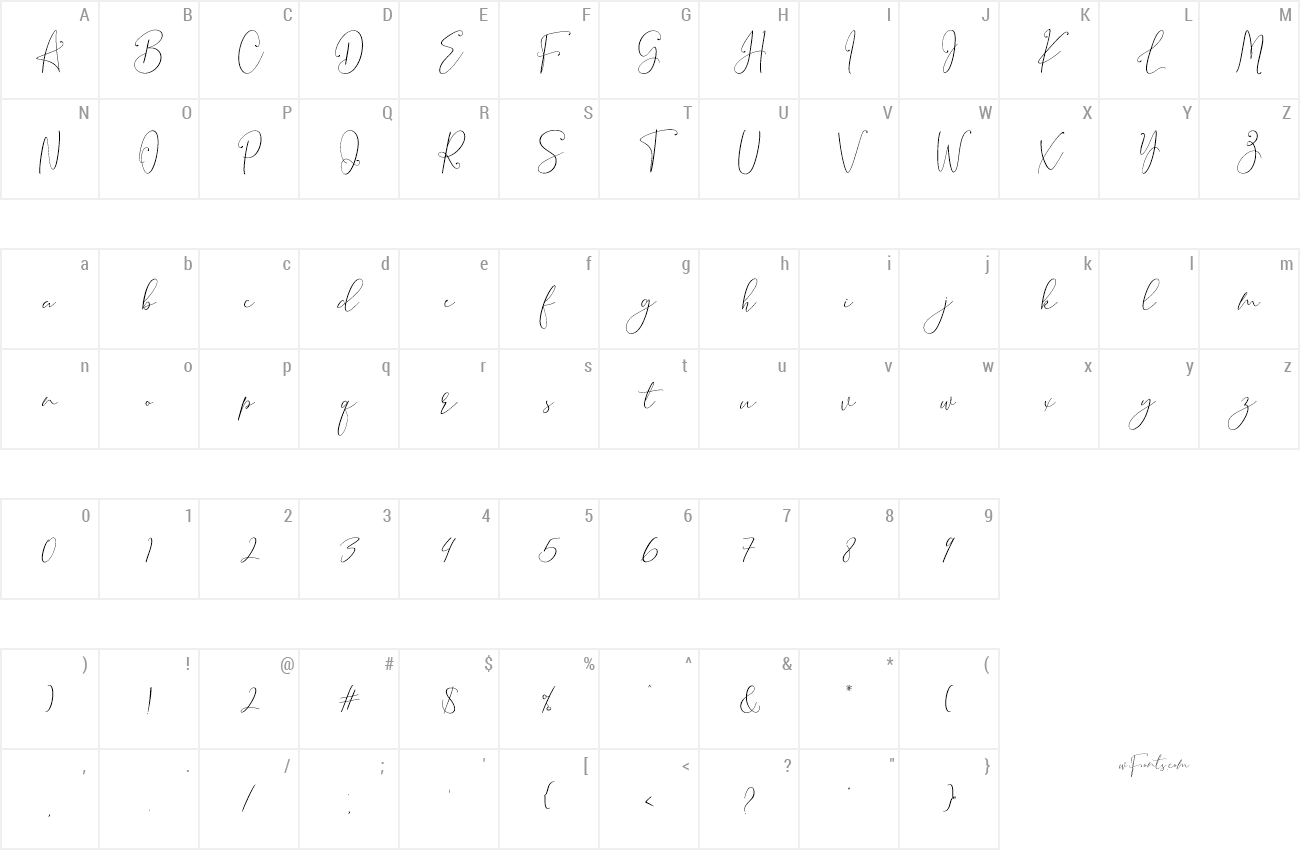 Brooke Smith Script Font | wfonts.com - download free